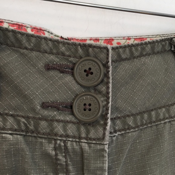 CAbi | Pants & Jumpsuits | Cabi0 Cotton Capri Straight Leg Cargo Pants ...